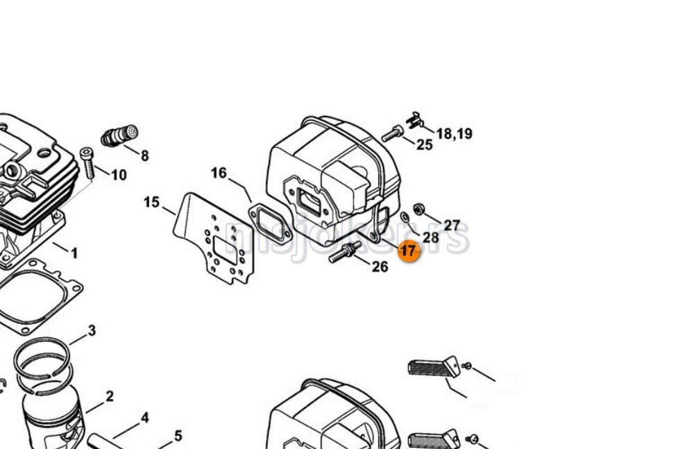 Auspuh MS 441 STIHL | MS JOKER