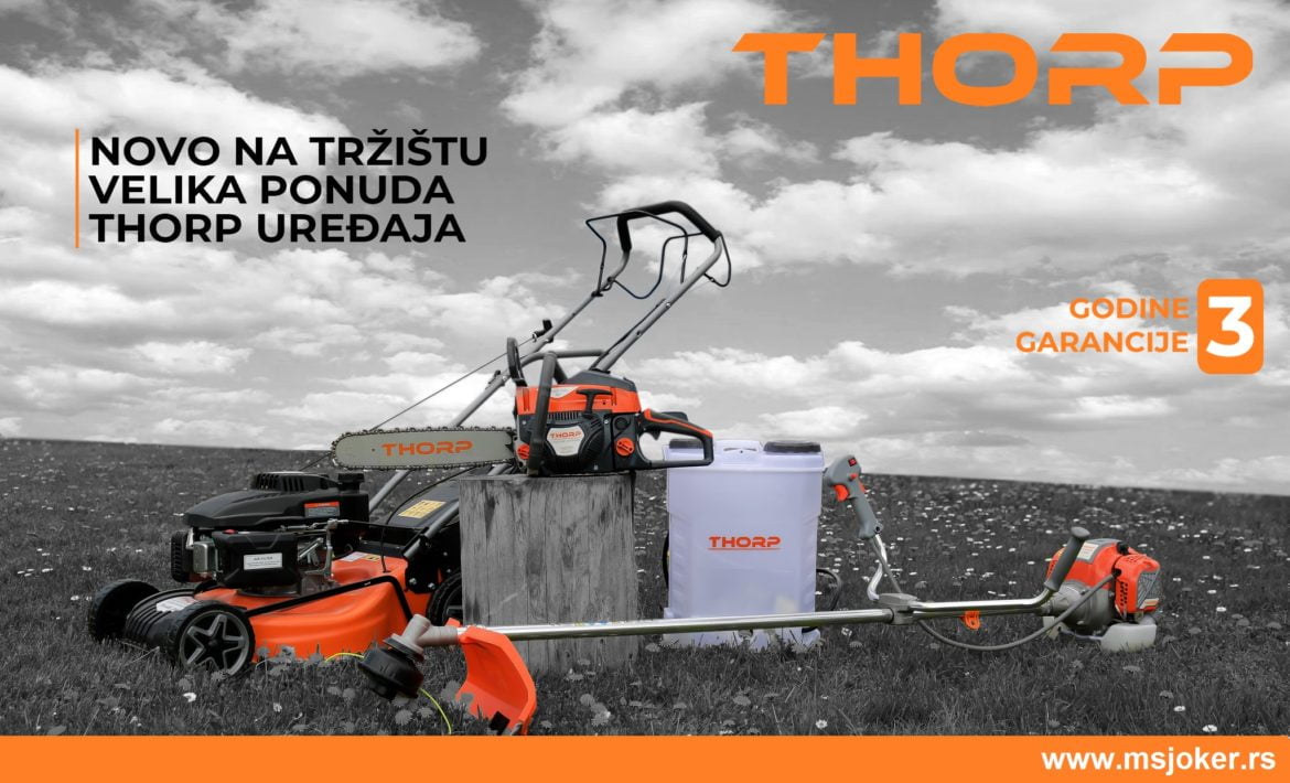 Održavanje travnjaka - Thorp kosačice i trimeri | MS JOKER